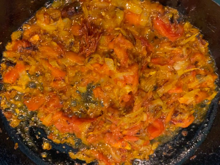 Green Vatana (Dried Green Peas) Curry – sarchakra